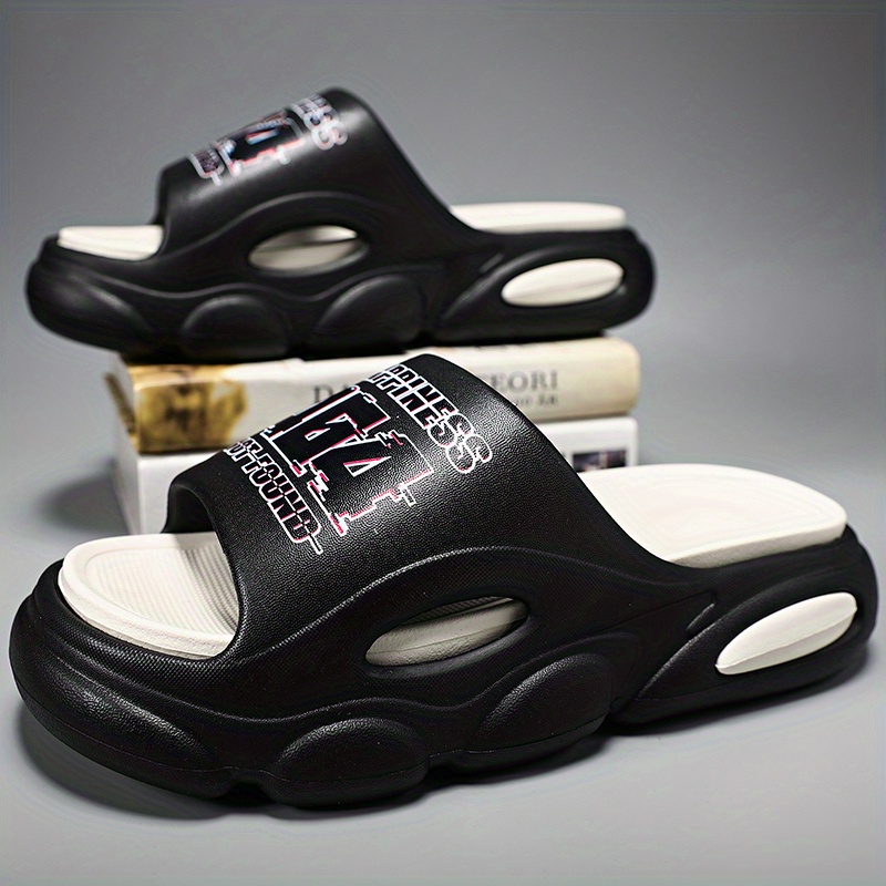 Mens Cloud Slides Pillow Slippers Comfortable Lightweight Open Toe ...