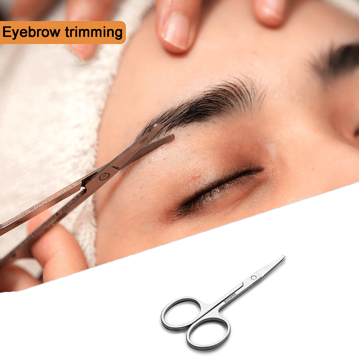 Facial Hair Small Grooming Scissors Men Women Eyebrow Nose - Temu Australia