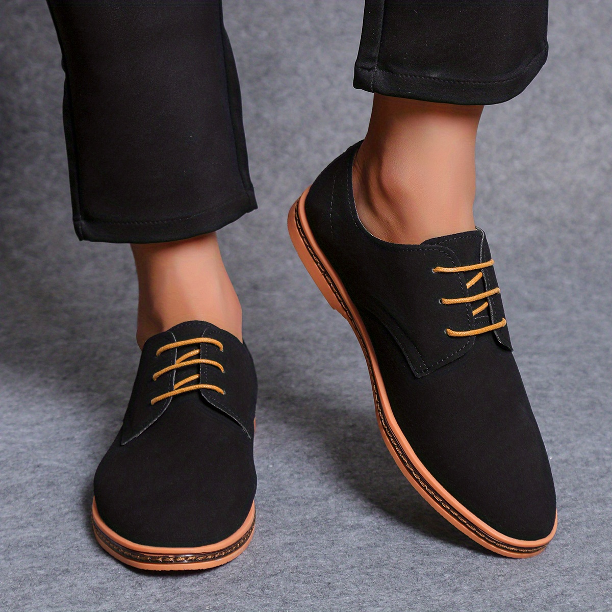 Mens Derby Shoes Lace Dress Shoes For Men Business Formal Wedding Black ...