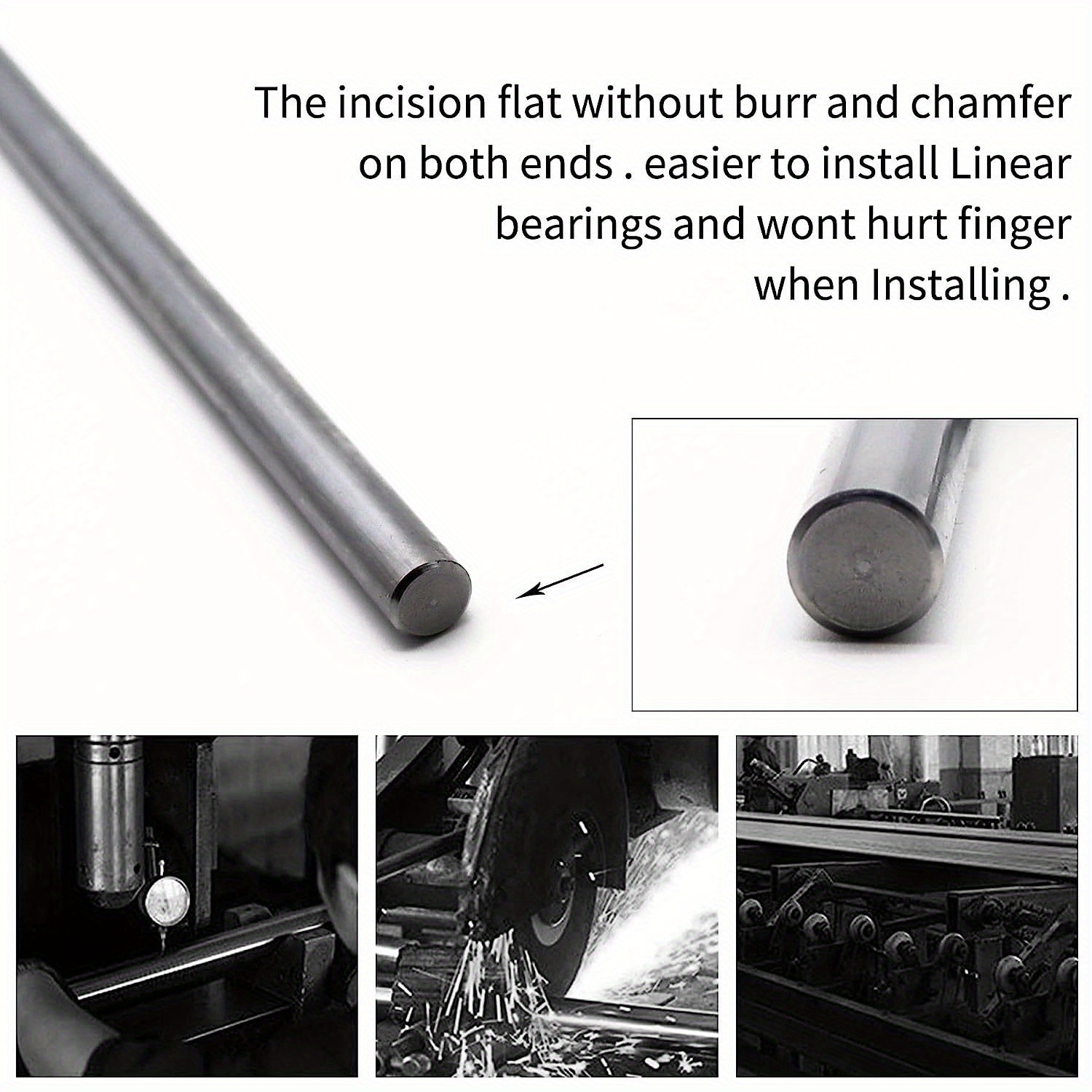 Linear Motion Rods Case Hardened Chrome Plated Linear Motion - Temu