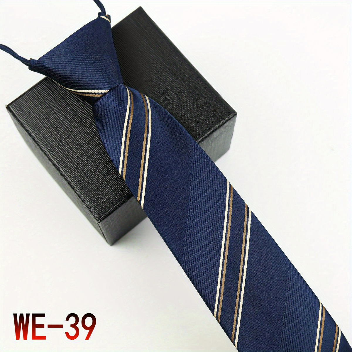 1pc Mens 1200 Density 7cm Tie Tie Formal Dress Striped Tie - Jewelry ...