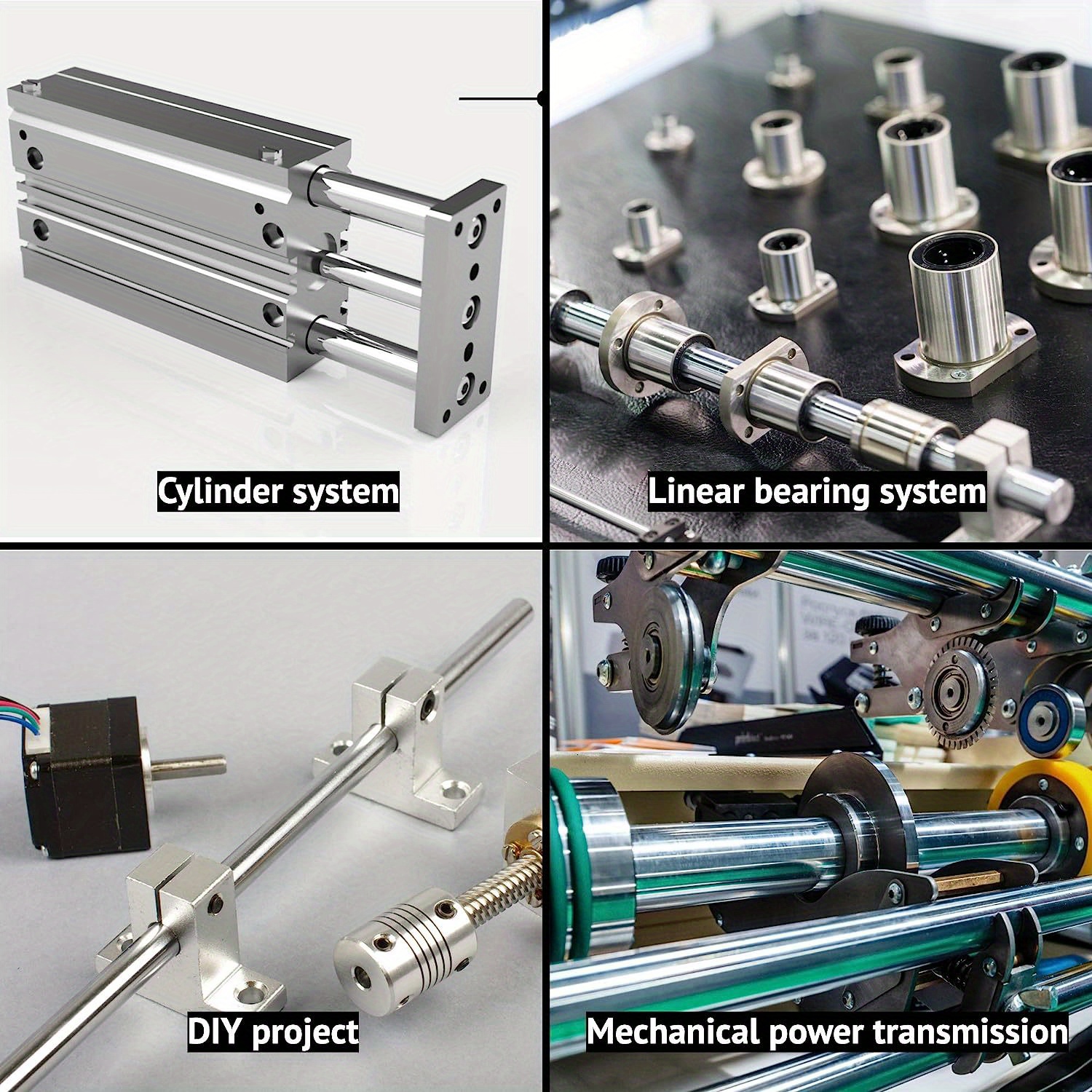 linear motion rods case hardened chrome plated linear motion - Temu ...