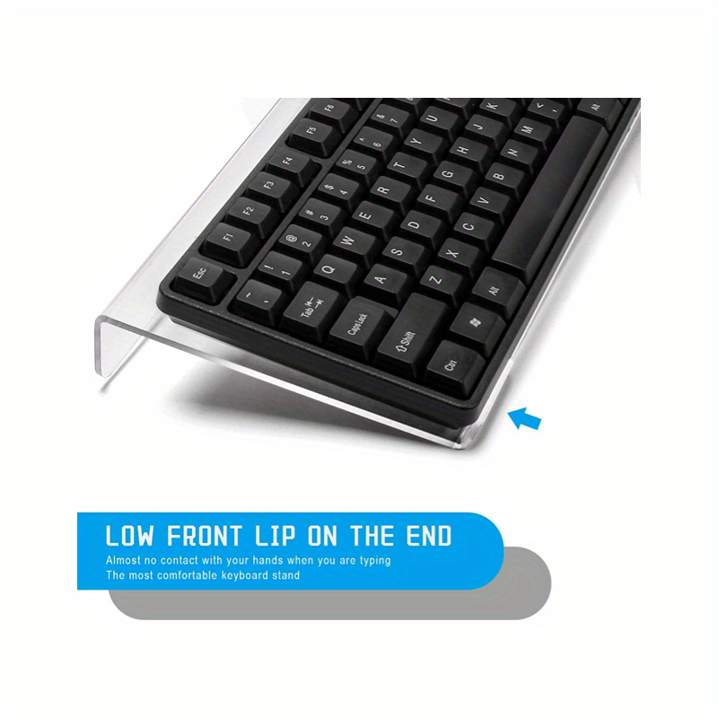 Computer Keyboard Stand Clear Acrylic Keyboard Tray Holder - Temu United