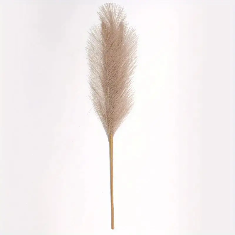 1pc Faux Pampas Grass 23 2 5cm Artificial Pampas Grass Fluffy Pompous