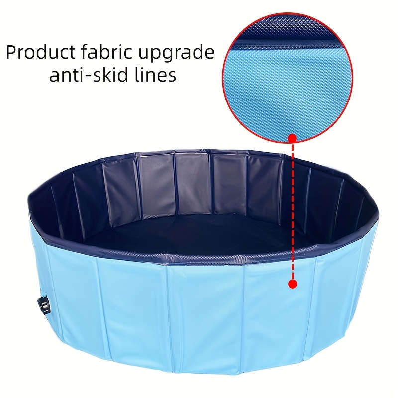 Plastic Kiddie Pool Outdoor Square Swimming Pool Bathing Tub - Portable ...
