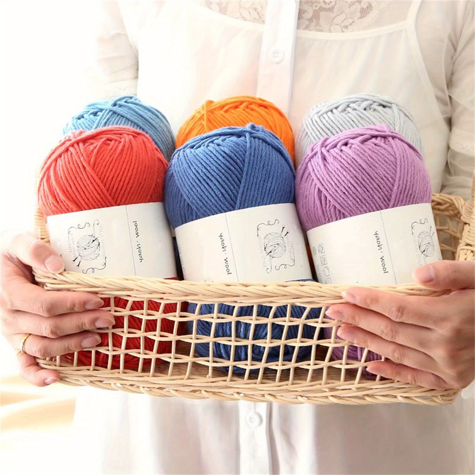Yarn Acrylic 100.00% Knitting Random Needles Crochet Sweater - Temu Canada