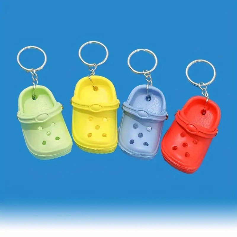Mini Slipper Keychains Cute Funny Shoe Chain Ring - Temu Canada