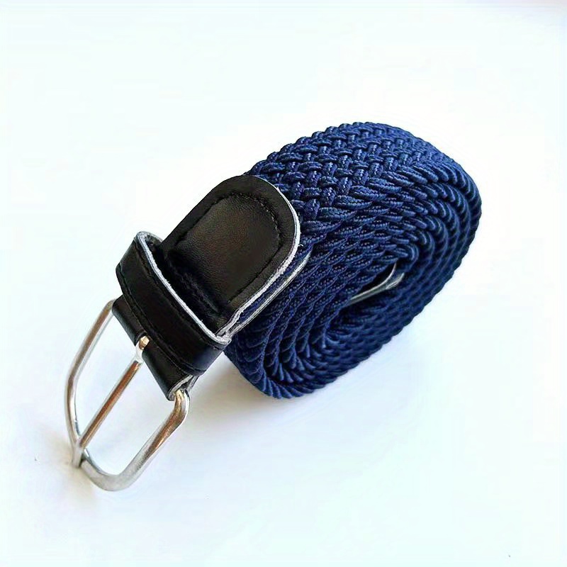 Canvas Elastic Elastic Braided Punch free Belt Versatile - Temu Denmark