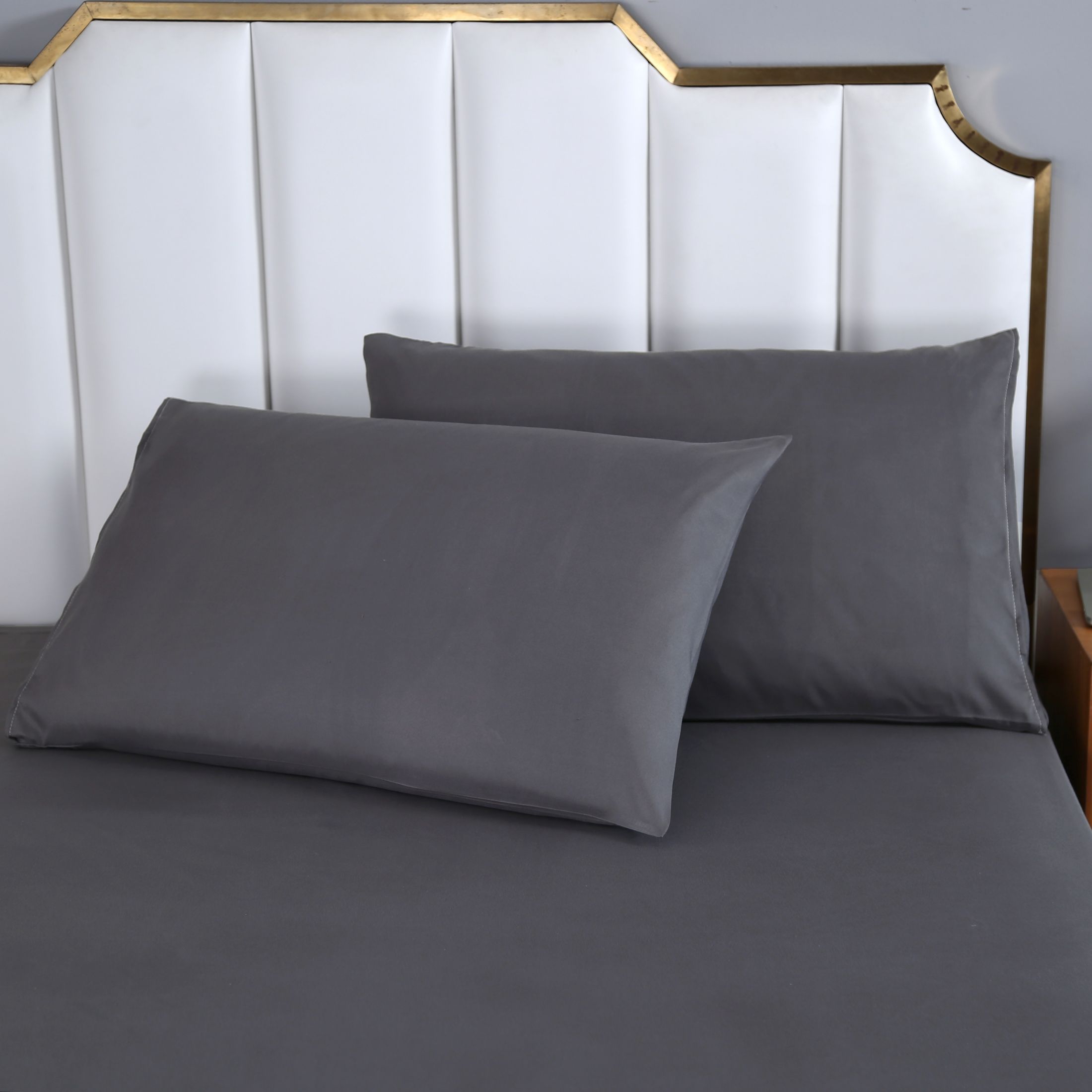 Simple Duvet Cover Set Plain Polyester Solid Color Bedding - Temu Norway