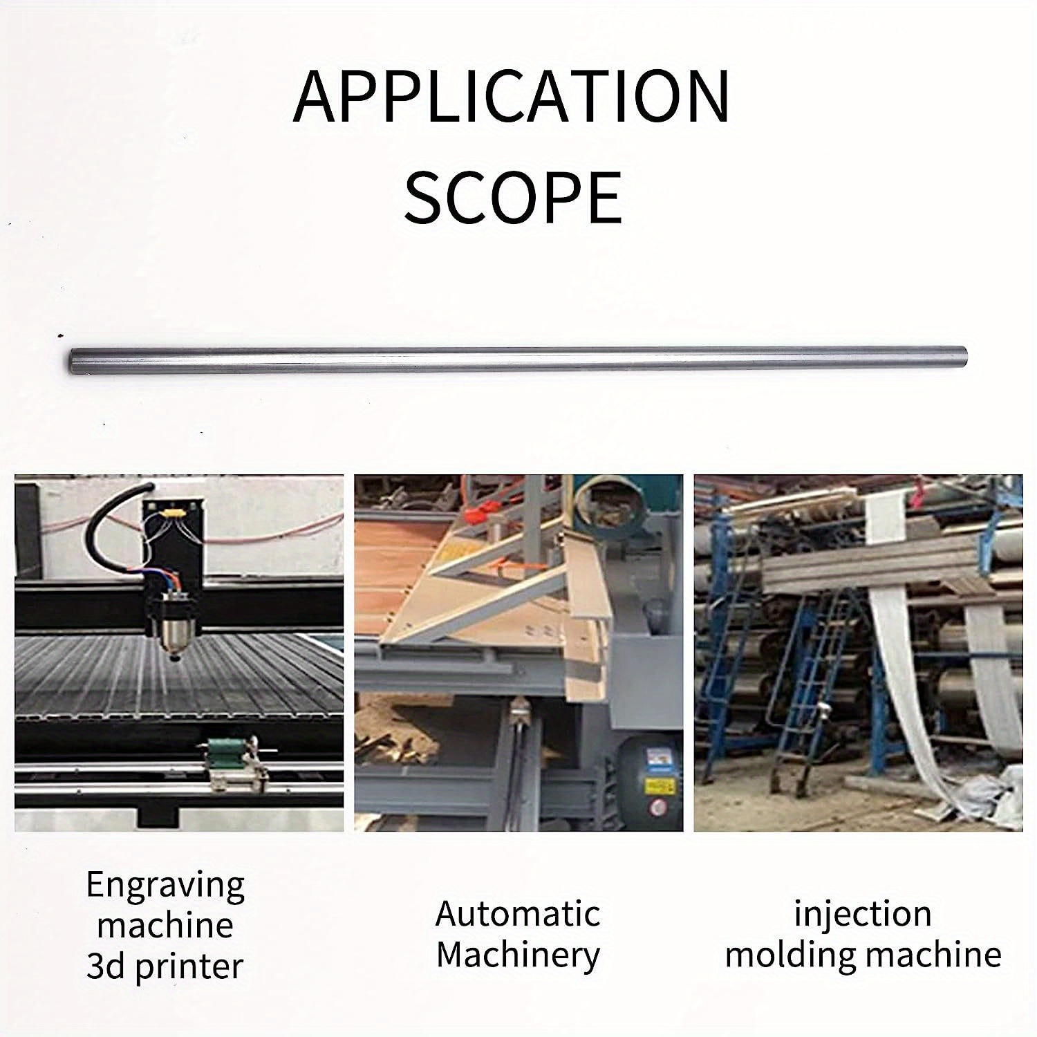 2 stk Linear Motion stænger 8mmx 200/250/330/380mm kasse - Temu Denmark