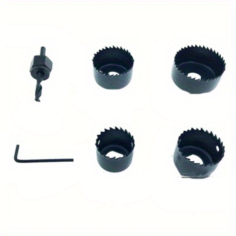 new 6pcs woodworking hole hole drill set hole puncher hardware tool ...