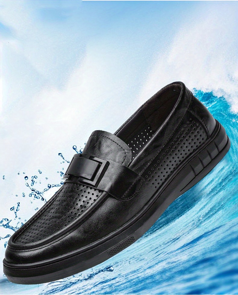 Men S Loafer Shoes Breathable Lightweight Non Slip Slip Temu Canada