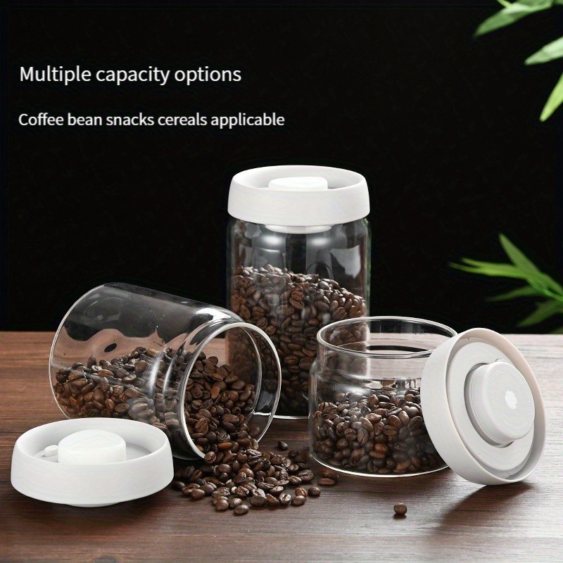 Tea Canisters Manual Press Vacuum Packaging Storage Tanks - Temu
