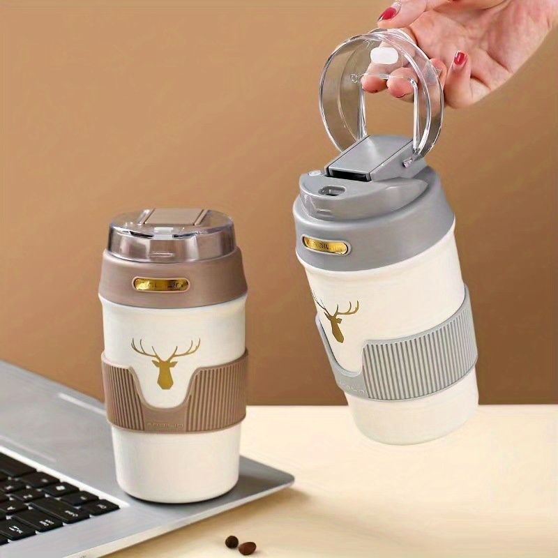 Travel Coffee Mug Stainless Steel Coffee Cups Sleeve Simple - Temu ...