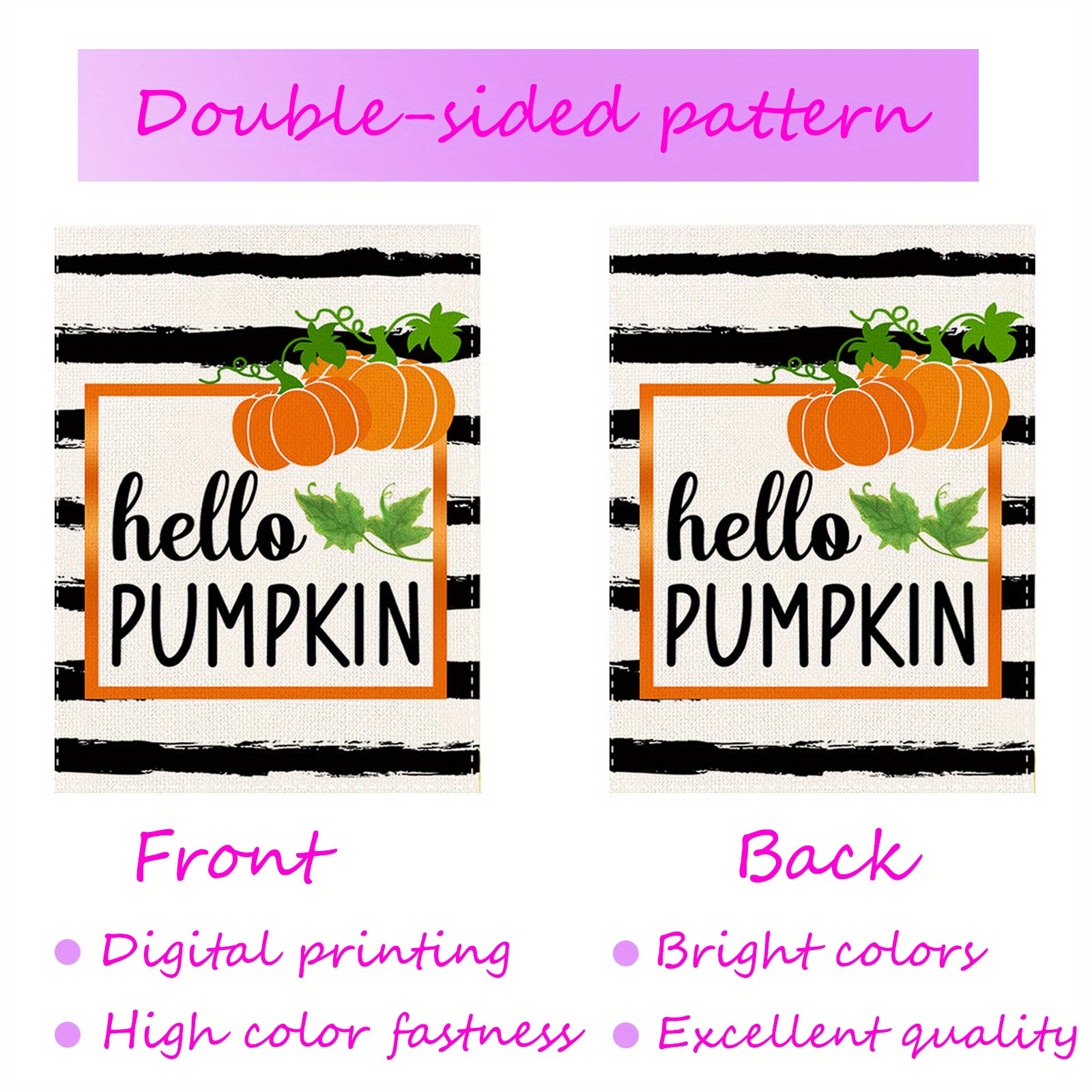 Autumn Garden Flag Garden Flags Fall Autumn Decor Linen - Temu Netherlands