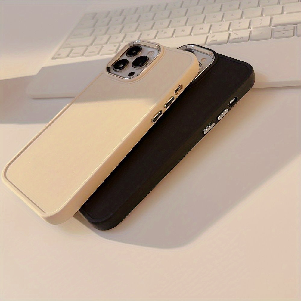 Electroplating Fashion Mobile Phone Case Tpu Silicone - Temu Australia