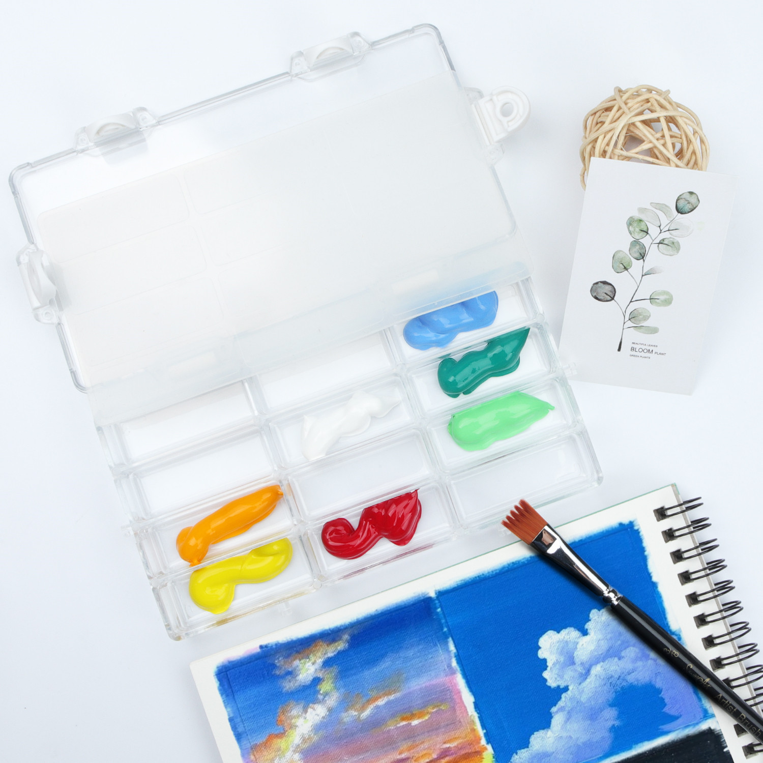 Empty Palette Watercolor Case Multi functional Art - Temu