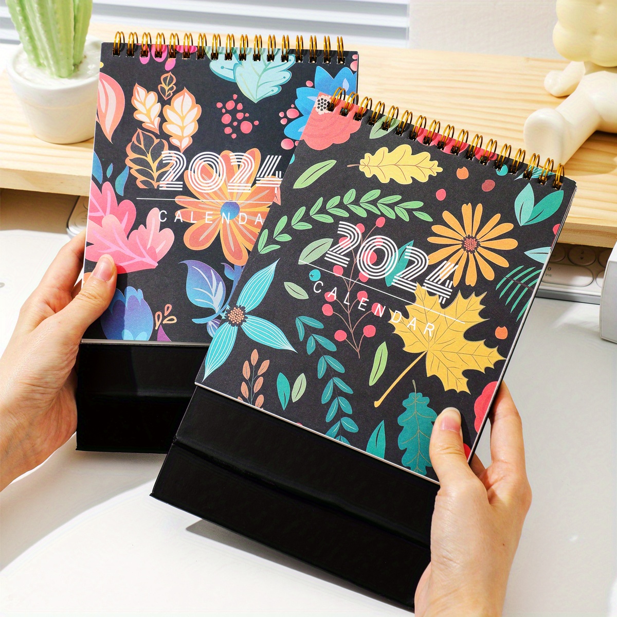 Small Desk Calendar 2024 Monthly Desktop Calendar Use - Temu