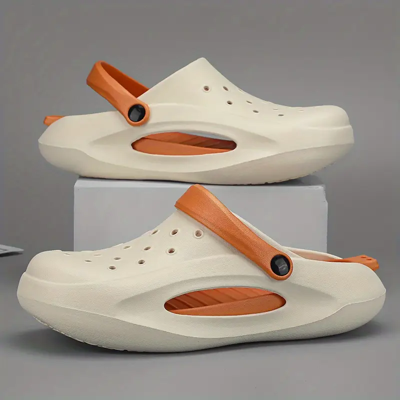Mens Clogs With Removable Footbed Slip On Closed Toe Sandals Soft Sole