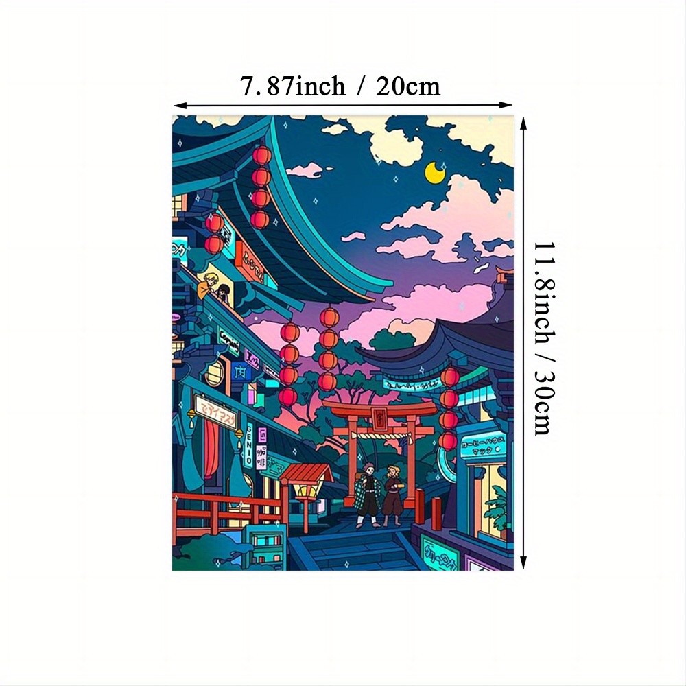 scene picture wall art painting anime print - Temu