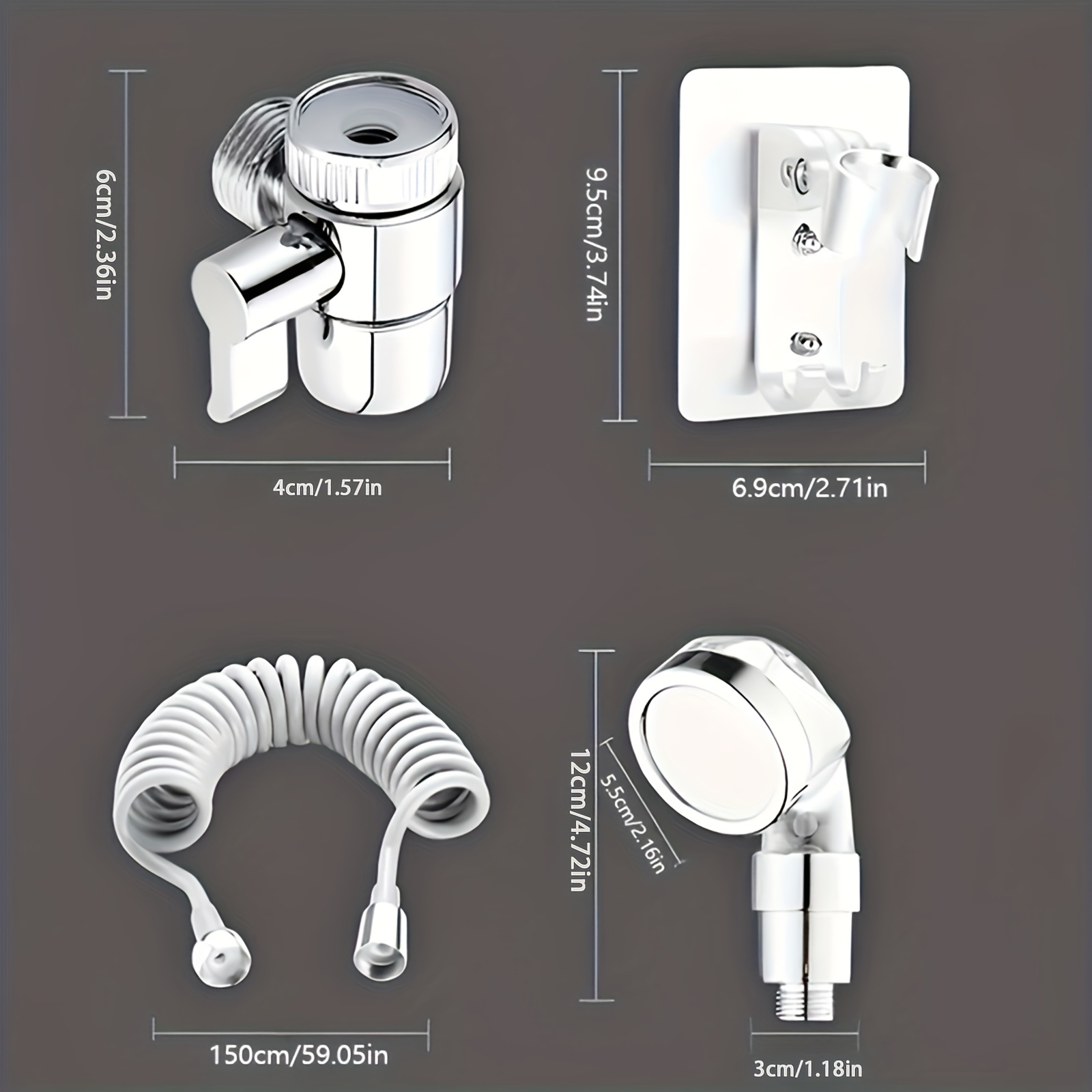 Faucet External Shower Set Booster Small Sprinkler Head - Temu New Zealand