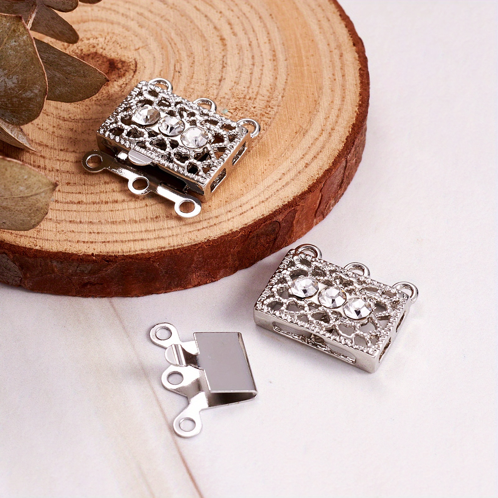 Brass Rhinestone Clasps Box Clasps Box - Temu Australia