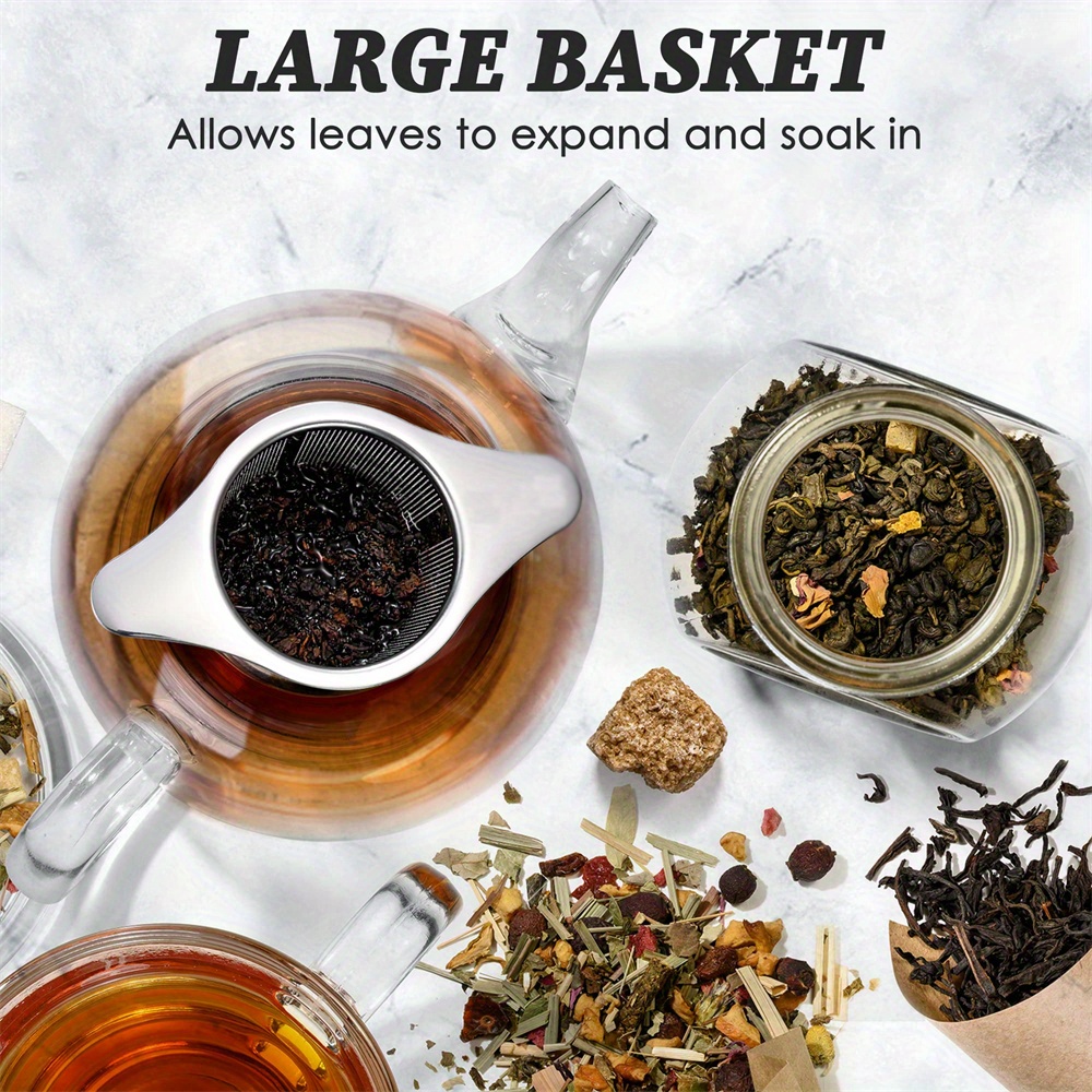 Extra Fine 18/8 Stainless Steel Tea Infuser Mesh Strainer - Temu United ...