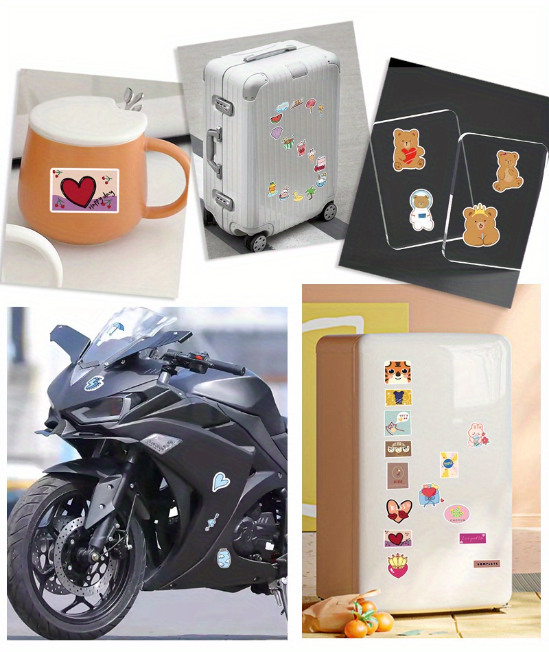 Fat Tiger Cute Animal Waterproof Doodle Stickers Diy Phone - Temu Australia