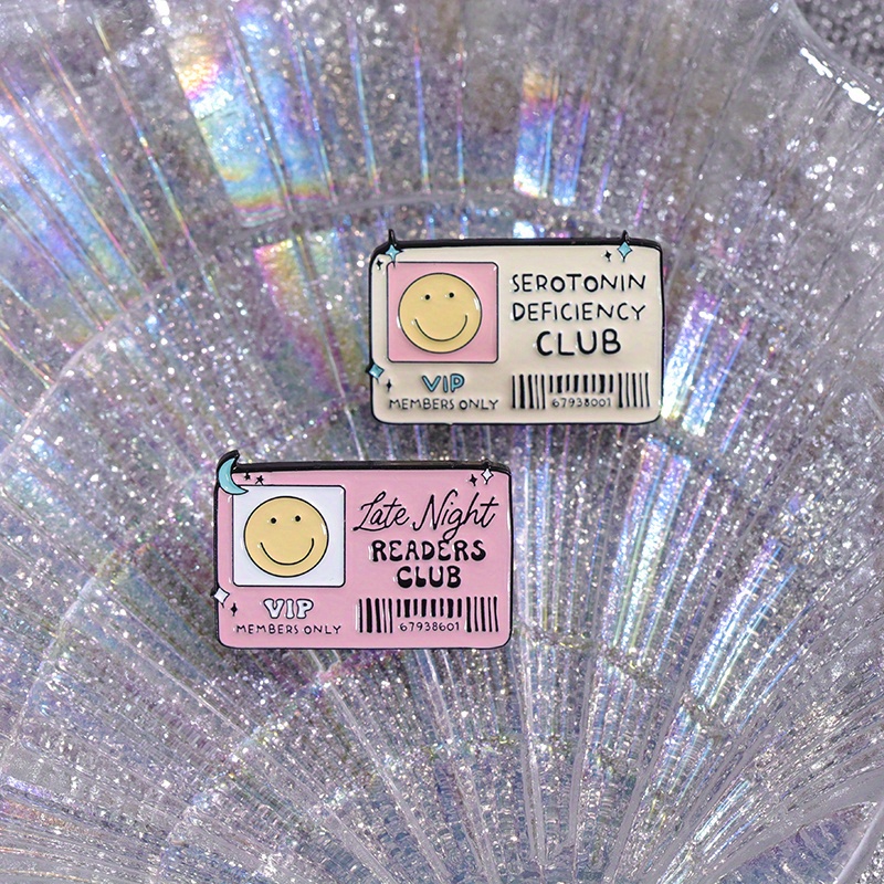 Serotonin Deficiency Reader' Glaze Pins Vip Member - Temu