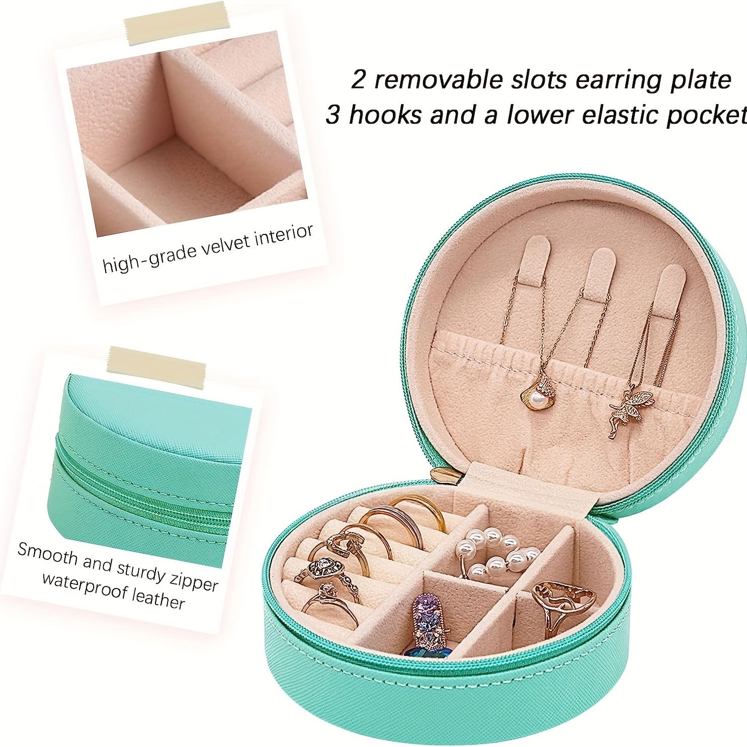 travel jewelry box mini portable organizer travel case - Temu Australia