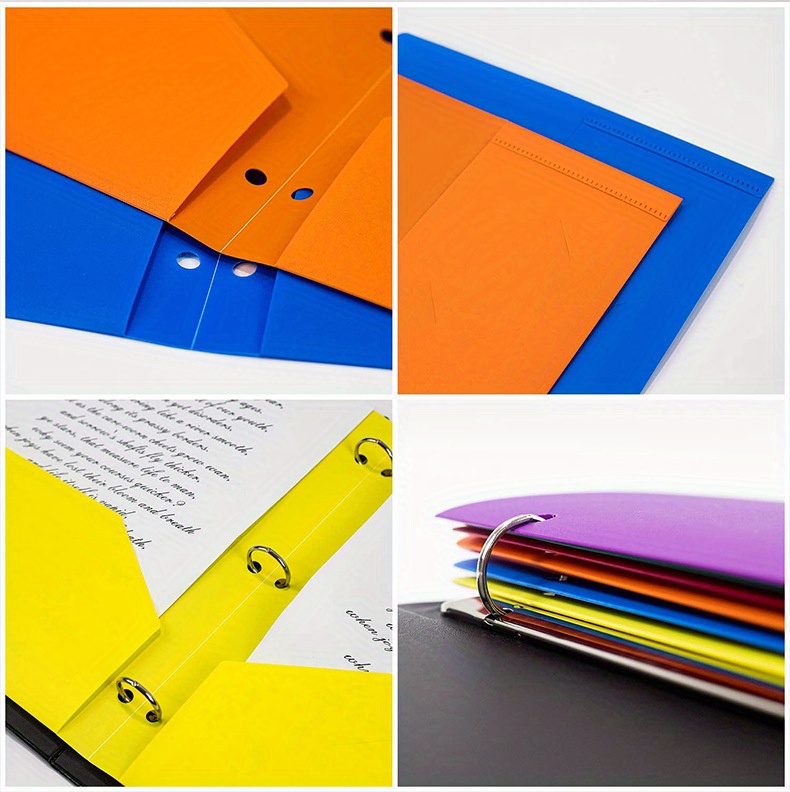 Color Plastic Folder Durable Heavy Folder 2 Pockets Poly - Temu United ...