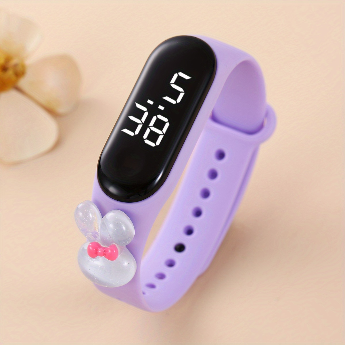 Ηλεκτρονικό ρολόι με οθόνη αφής παραμορφωμένα αυτιά Rabbit - Temu Greece