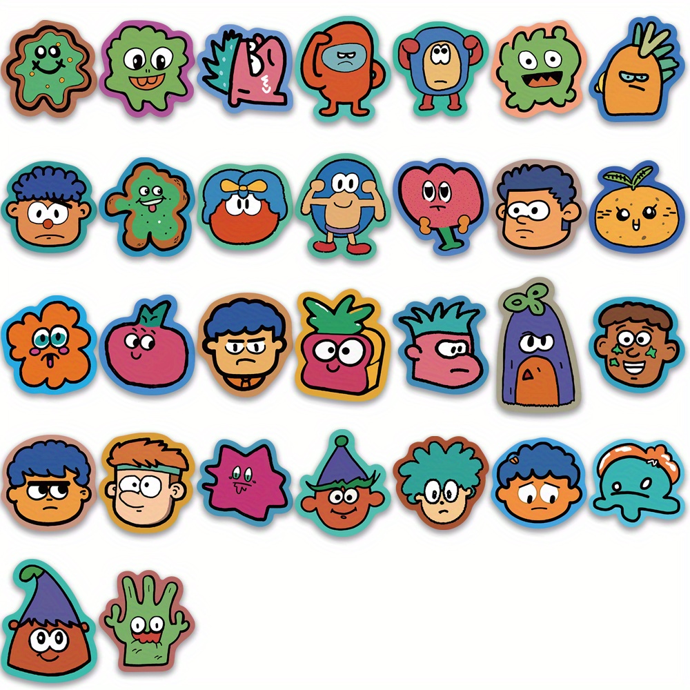 Wacky Stickers Sticker Phone Coffee Cup Laptop Toy Car Pvc - Temu Australia