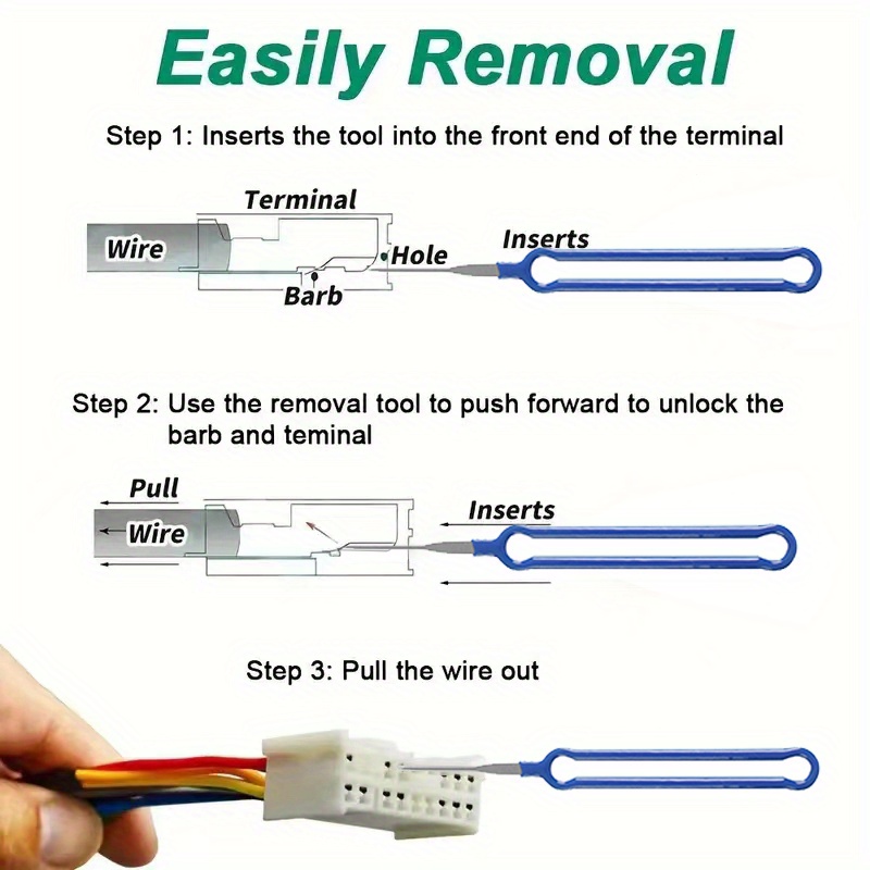 11 Blue Round Handle Automotive Wire Harness Plug Terminal - Temu New ...
