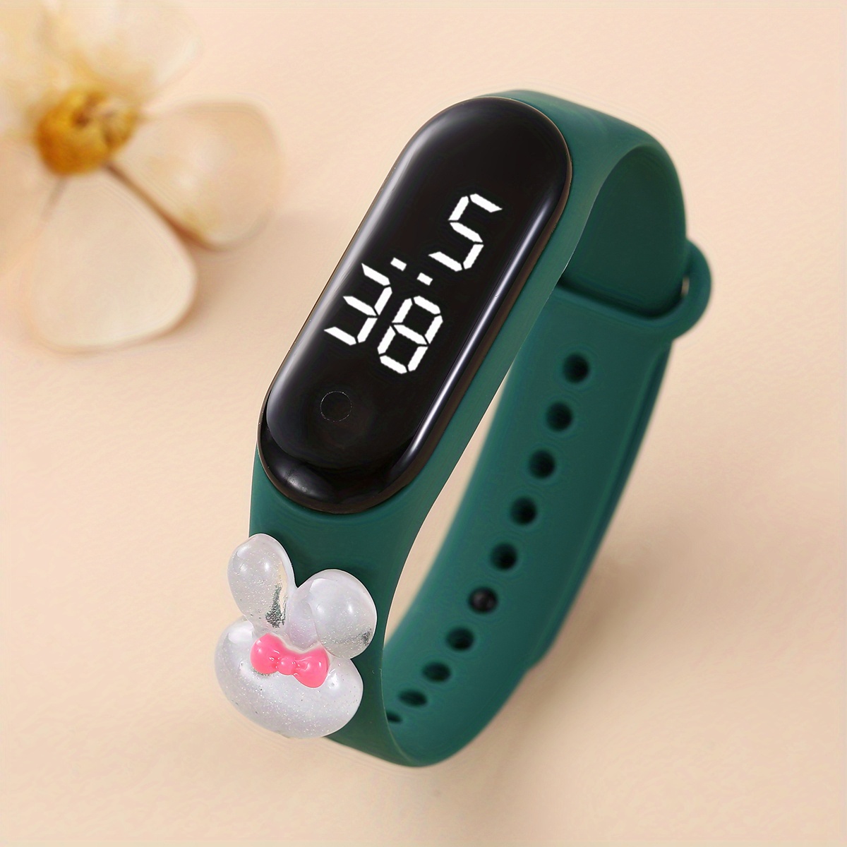 Ηλεκτρονικό ρολόι με οθόνη αφής παραμορφωμένα αυτιά Rabbit - Temu Greece