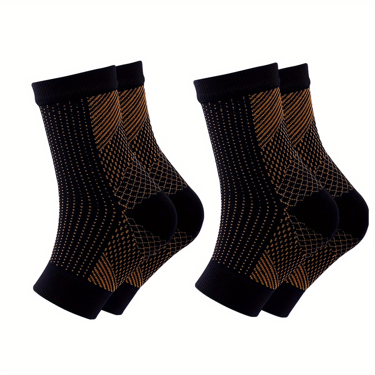 Ankle Compression Sleeve Open Toe Nylon Socks - Temu United