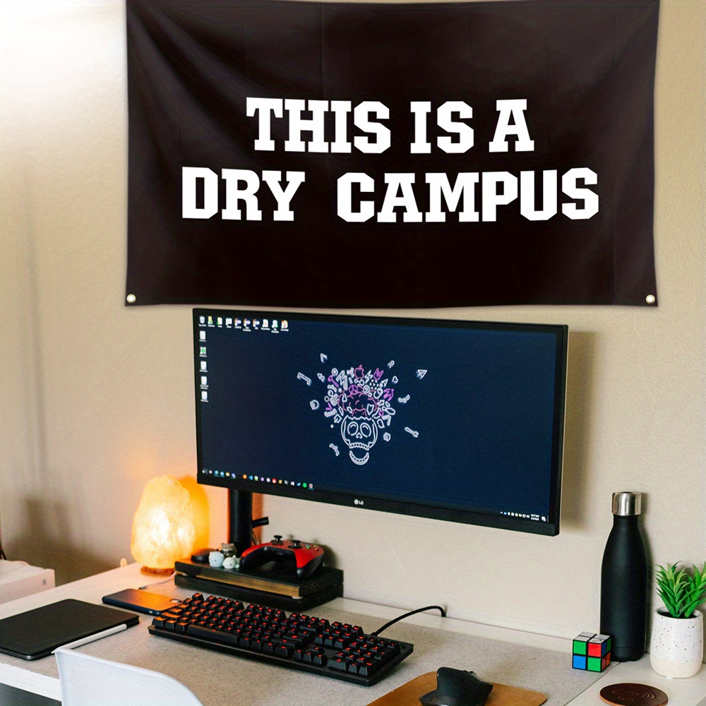 A Dry Campus Banner Four Grommets College Dorm Frat Decor - Temu Australia
