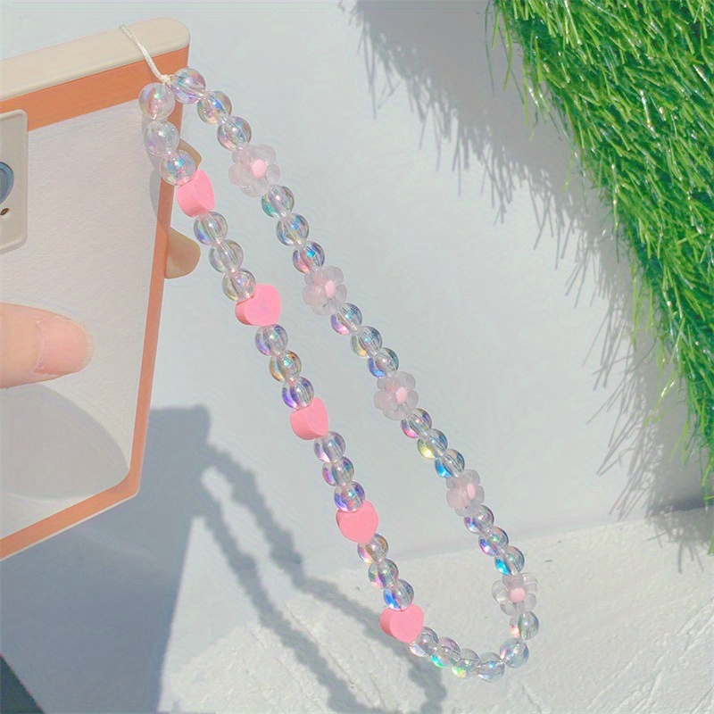 Fashionable Cute Sweet Style Keychain Girls Resin Flower - Temu