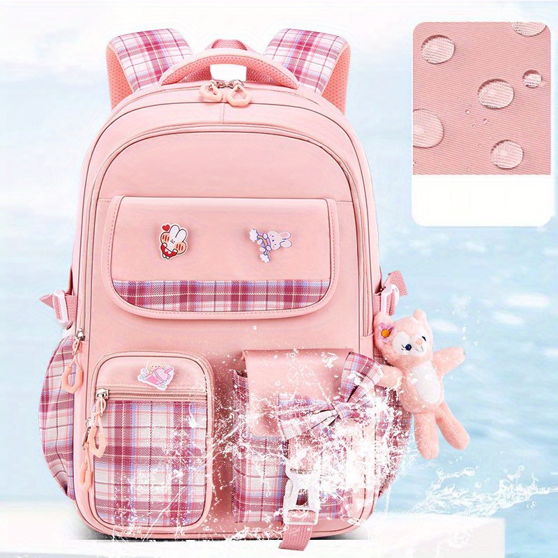 Childrens Large Capacity Backpack Multi Pocket Schoolbag - Temu United ...