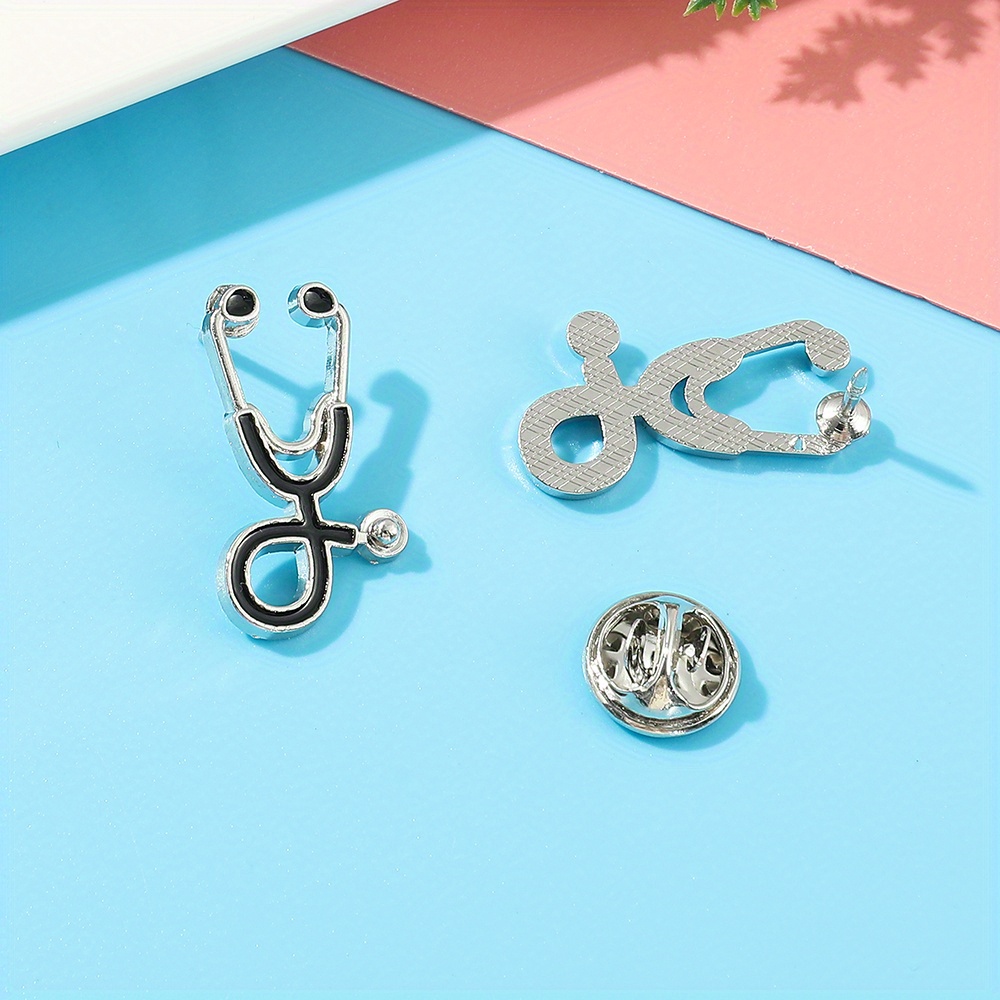 Lovely Nurse Stethoscope Enamel Pin Brooch Backpack Clothing - Temu