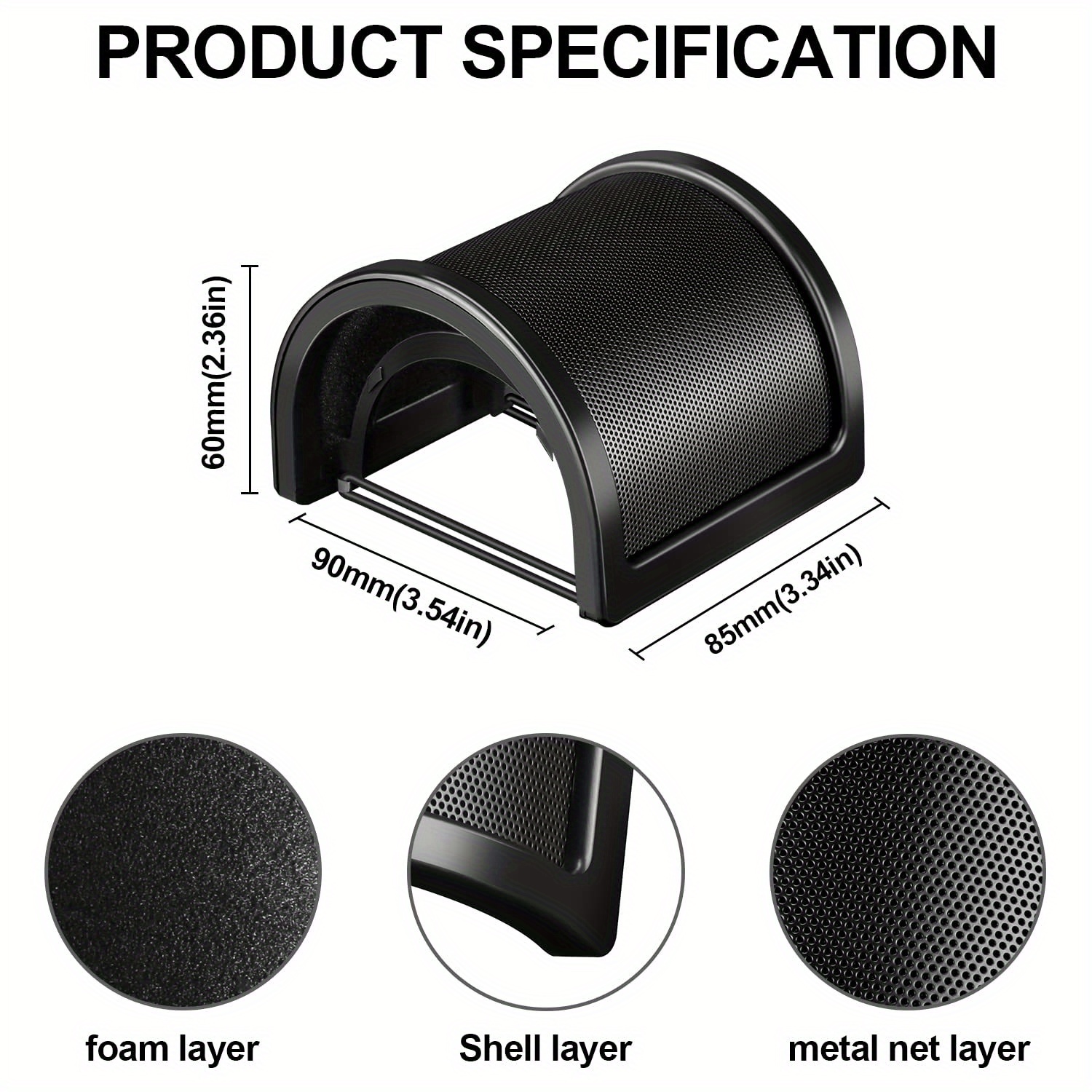 Popular Filter [upgrade Dual] Wire Mesh Foam Ethylamine - Temu Canada