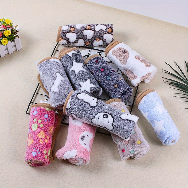 Cartoon Star Pattern Dog Blanket Wear resistant Dog Bed Mat - Temu Norway