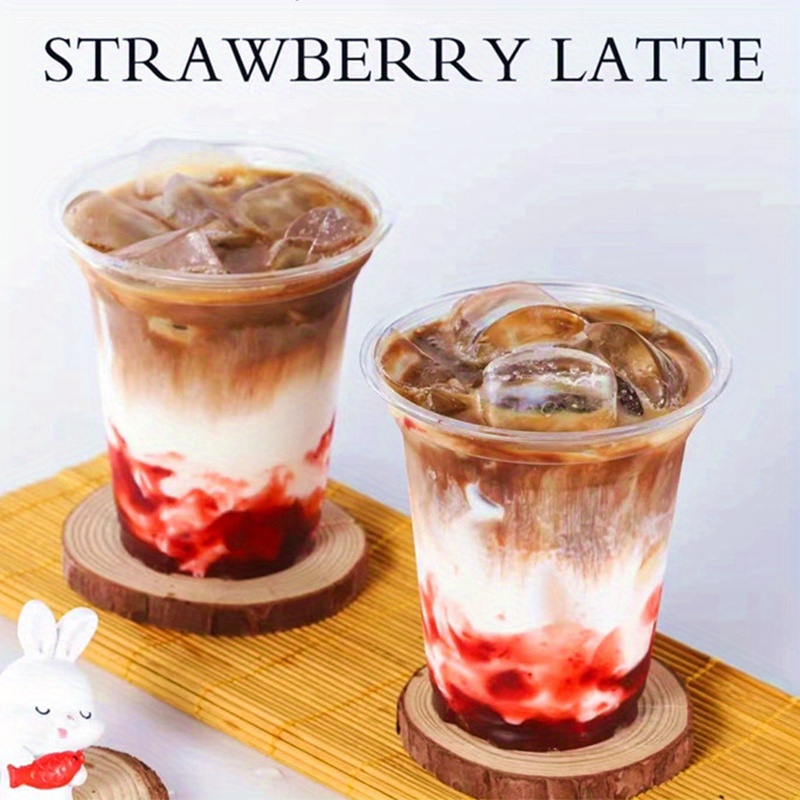 Disposable Beverage Cups Bubble Tea Cups Coffee Cup Juice - Temu