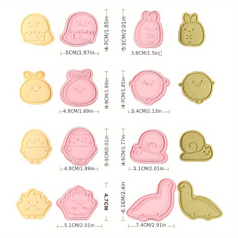 Japanese Anime Figure Cookie Cutters Cute Kawaii Cookie - Temu