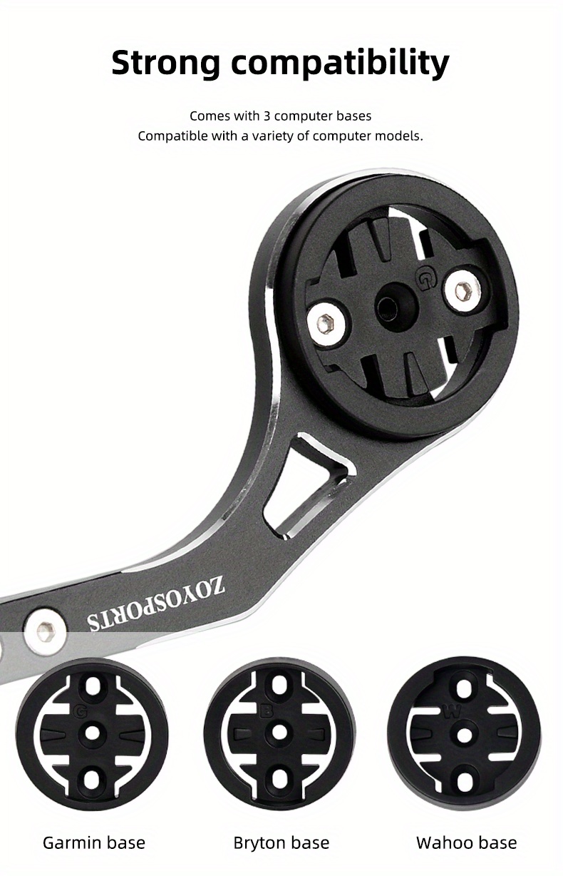 Bike Cnc Aluminum Alloy Handlebar Computer Mount Support - Temu New Zealand