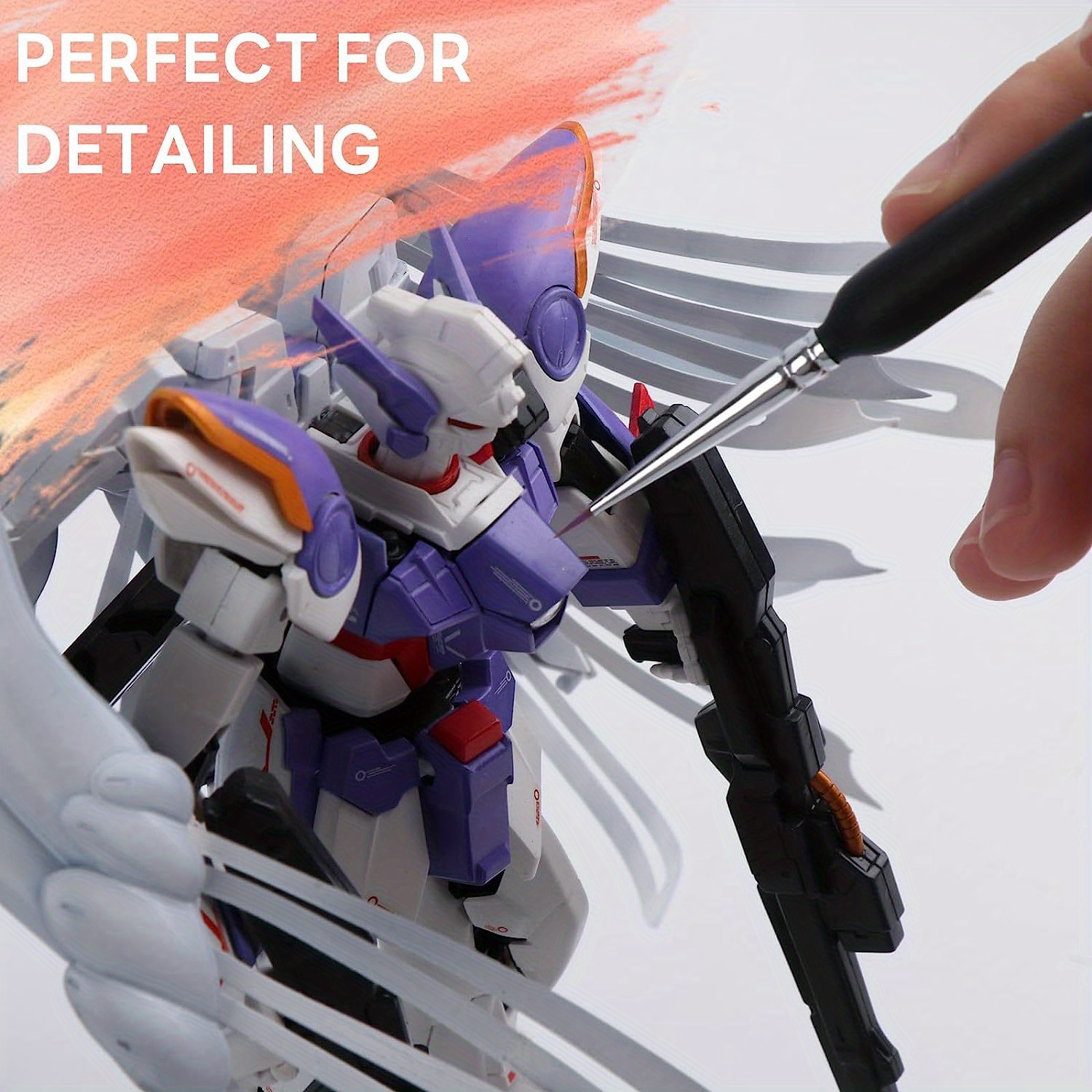 11 Micro Brushes Fine Detail Nib Brush Set Ergonomic Handle - Temu ...