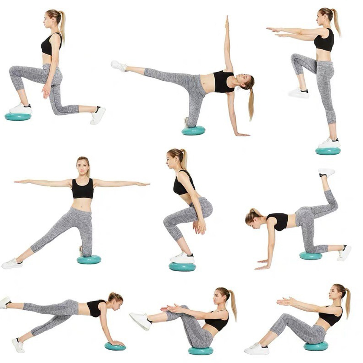 Flat Mat, Balance Mat, Yoga Cushion Massage Mat, Yoga Trainer, Workout ...