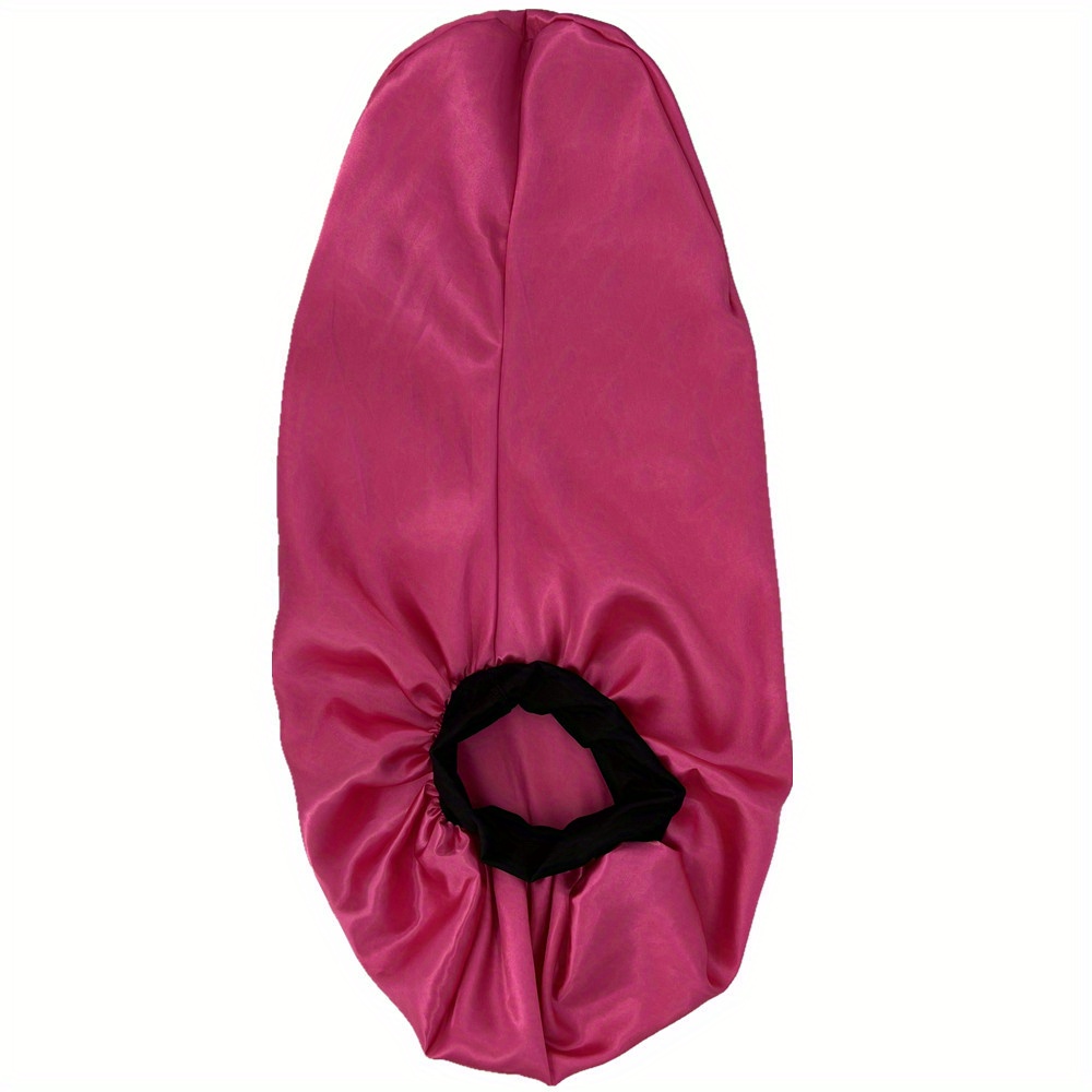 Grand Bonnet De Nuit En Satin Pour Cheveux Raides Ou Bouclés, Idéal ...