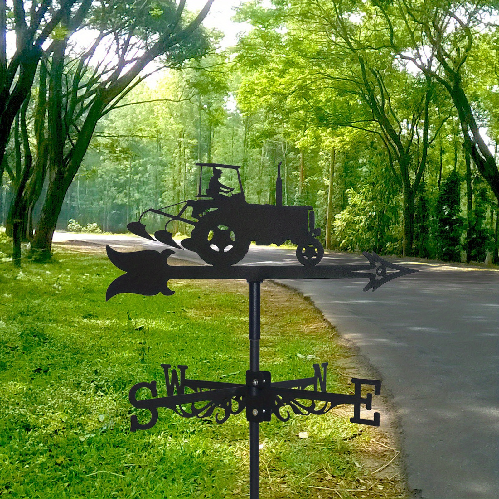 New Metal Tractor Wind Indicator Vertical Decorative Roof Wind ...