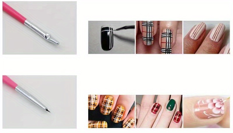 Nail Art Brushes Kit Classic Acrylic Liner Dotting Drawing - Temu Canada